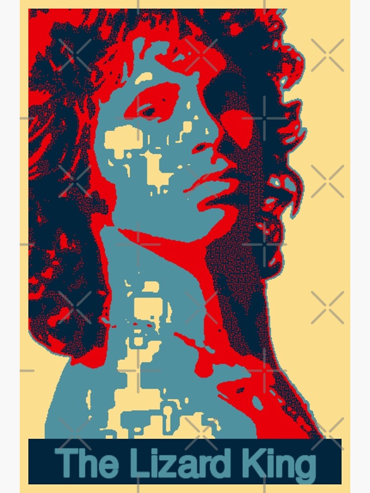 Jim Morrison Of The Doors The Lizard King Poster By Gehri1tm Redbubble