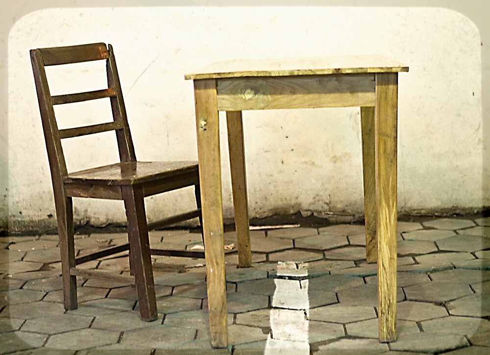 "table for one, please" by marcwellman2000 | Redbubble