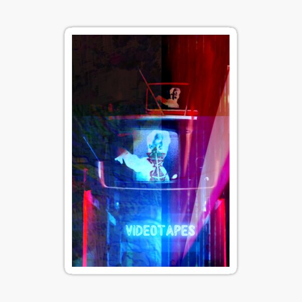 "V I D e O T A P e S" Sticker for Sale by Killersdadkeith | Redbubble