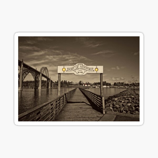 "Fishing Pier" Sticker for Sale by TZehrfeldPhotos | Redbubble