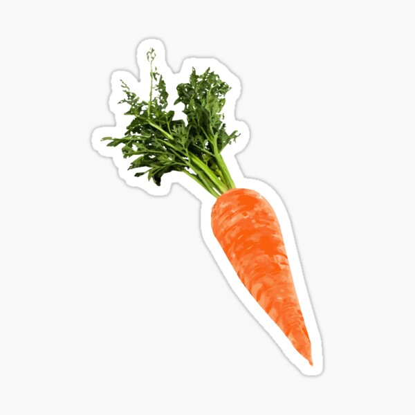 "CARROT" Sticker for Sale by musclepop | Redbubble