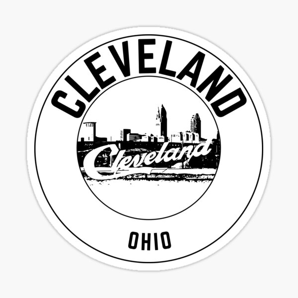 "Cleveland Sign Travel Sticker" Sticker for Sale by mbkruth | Redbubble
