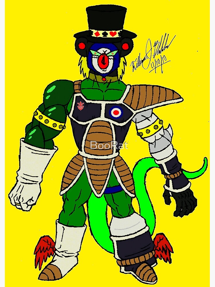 Póster «Saiyan Armor PackRat DBZ COLOR por BooRat» de BooRat | Redbubble