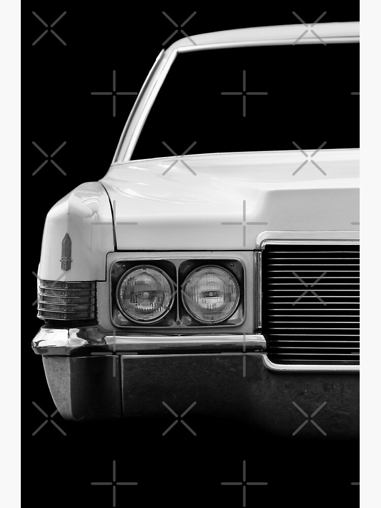 "1970 Cadillac front detail - high key" Poster for Sale by mal ...