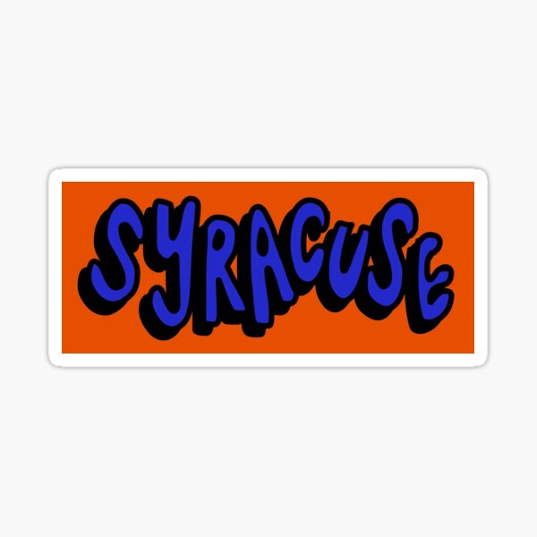 Syracuse Logo Stickers | Redbubble
