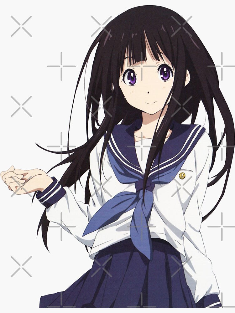 "Eru Chitanda - Hyouka" Sticker for Sale by -Kaori | Redbubble