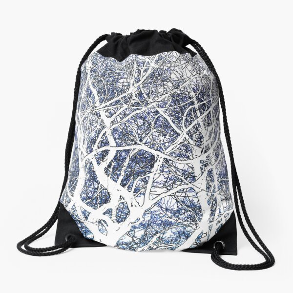 "WE PERCEIVE | Lost in Nature - Violet forest" Drawstring Bag for Sale ...