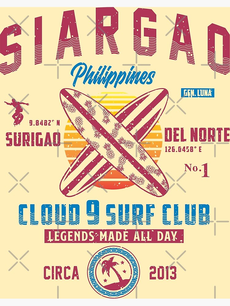 "Siargao Club" Art Print for Sale by lxadesigns | Redbubble