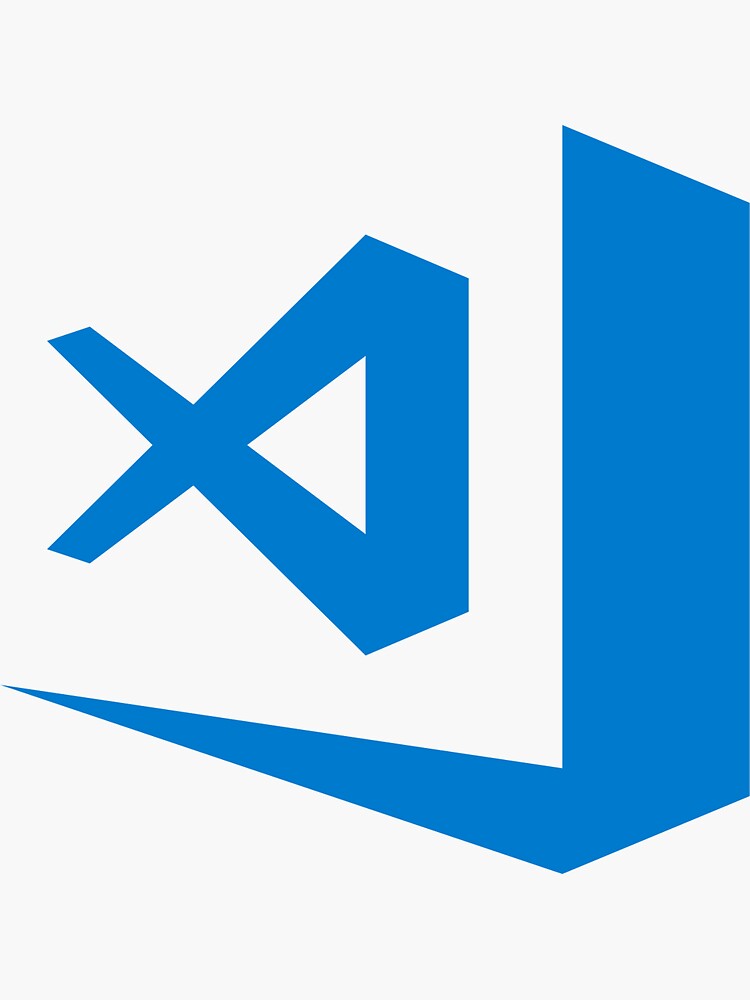 "Visual Studio Code" Sticker by Cha-M-Ra | Redbubble