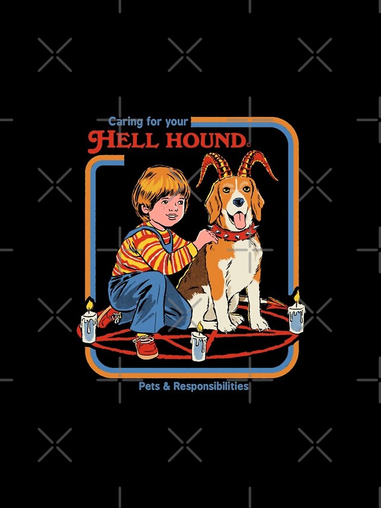 "Caring For Your Hell Hound" iPhone Case for Sale by stevenrhodes ...