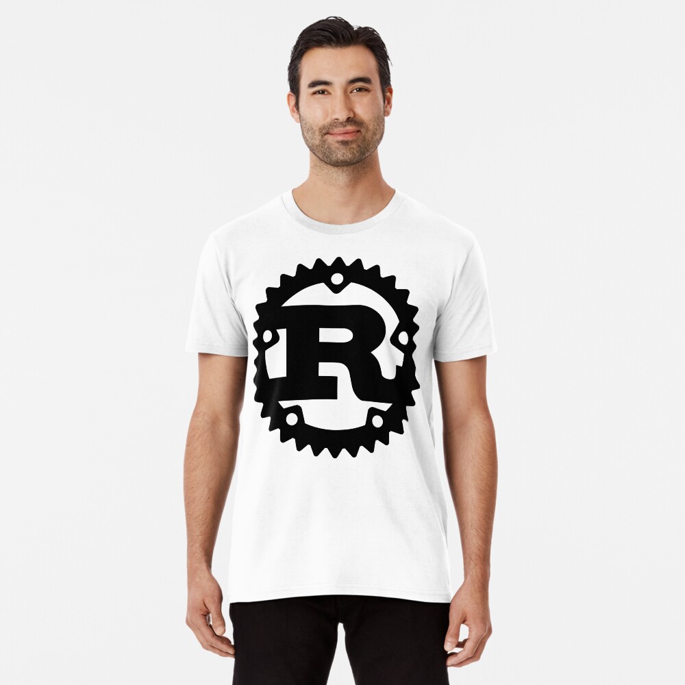 "RUST logo" Sticker by hasselbackt | Redbubble