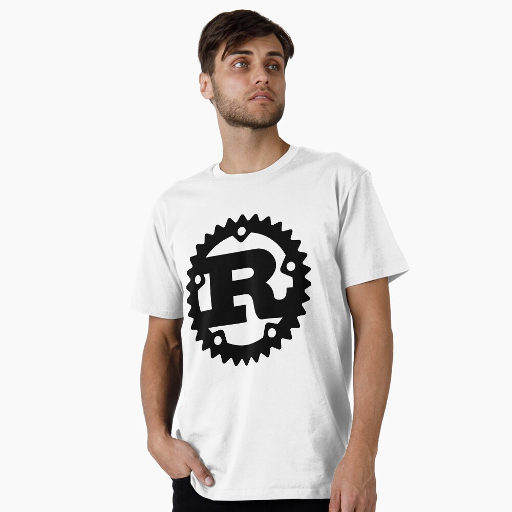 "RUST logo" Sticker by hasselbackt | Redbubble