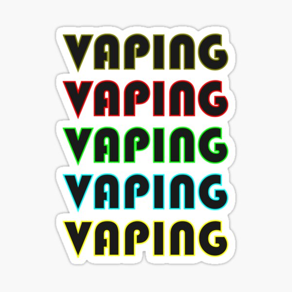 Vaping Sticker By Hiddenstar02 Redbubble