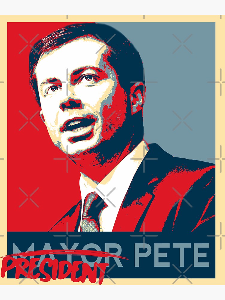 "Mayor Pete Buttigieg for President 2020" Sticker for Sale by ...