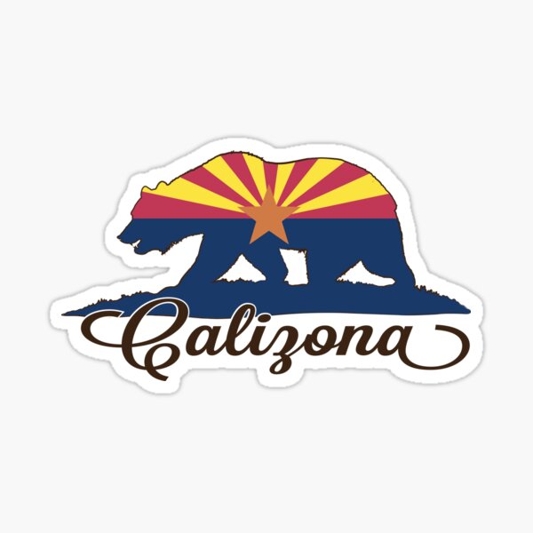 "Calizona - Arizona and California Pride" Sticker for Sale by ...