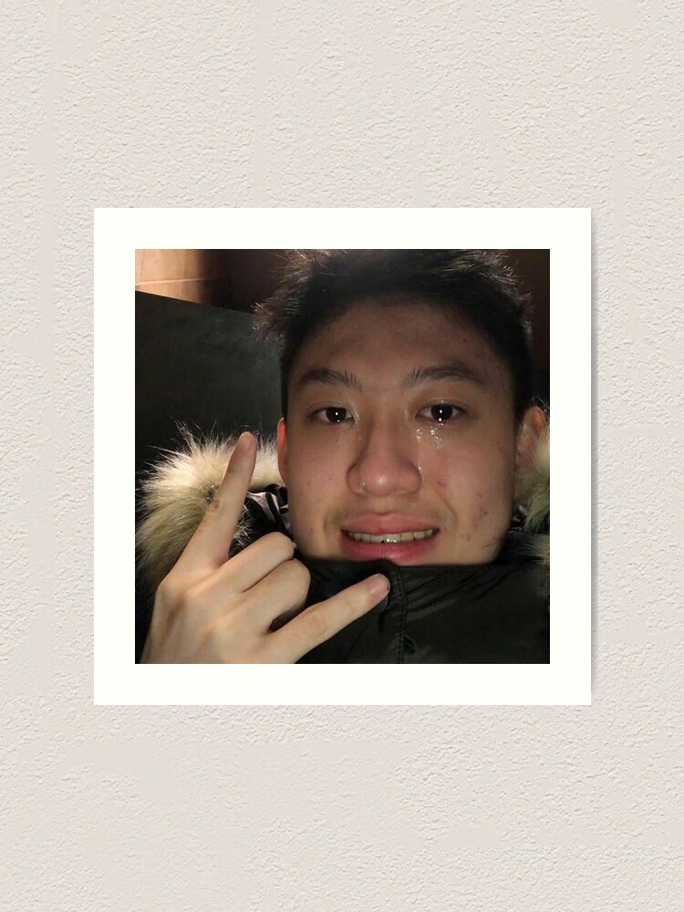 "Rich Brian Crying Selfie" Art Print by flynnsakell | Redbubble