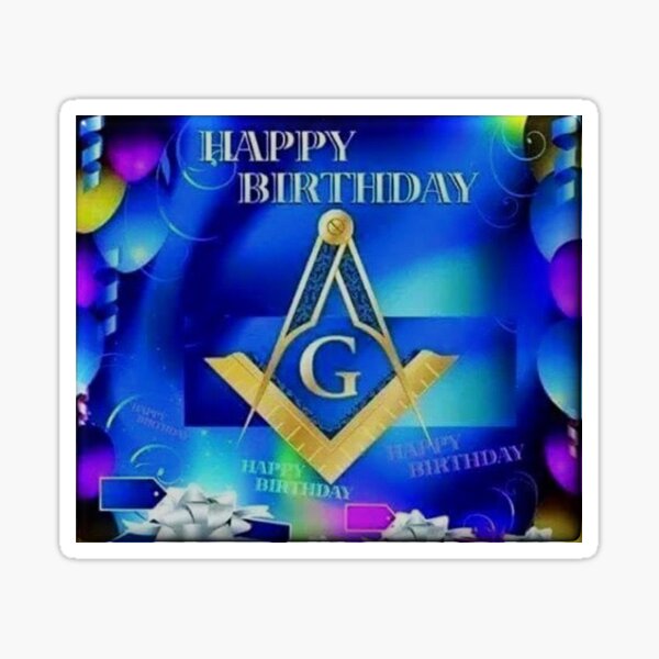 "Happy Birthday Mason" Sticker for Sale by Lawrence Baird | Redbubble