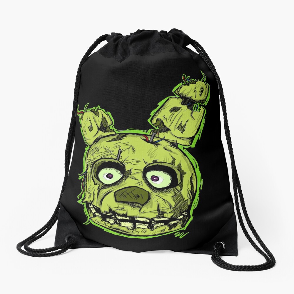 "FNAF - Springtrap " Drawstring Bag for Sale by moosegod | Redbubble