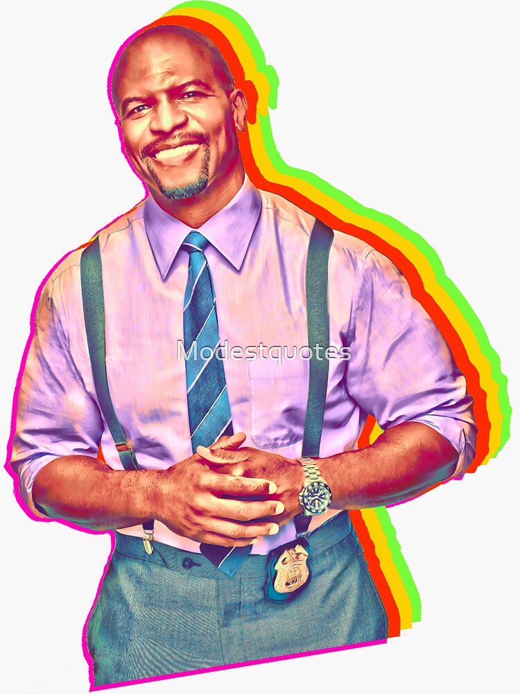 "Terry Crews Aesthetic" Sticker by Modestquotes | Redbubble