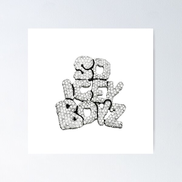 "SO ICEY BOYZ - Iced Out Chain" Poster for Sale by redheroes | Redbubble
