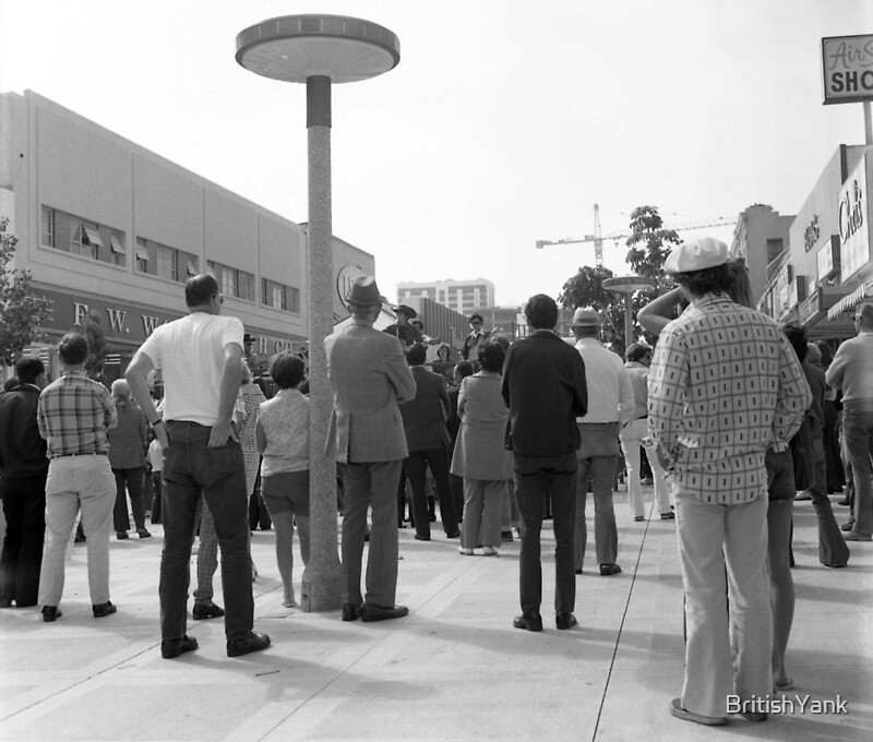 "Santa Monica Mall - circa 1974" by BritishYank | Redbubble