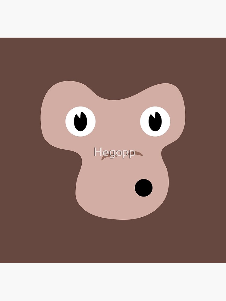 "Monkey Face" Poster by Hegopp | Redbubble