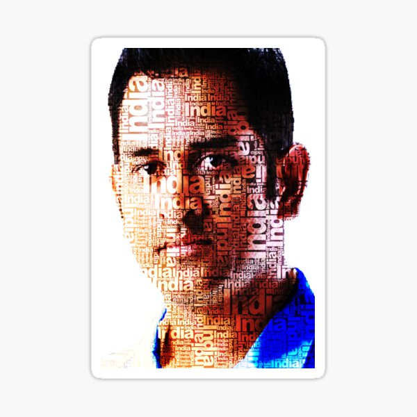 "Dhoni typography trendy art" Sticker for Sale by Bloomtheroom | Redbubble