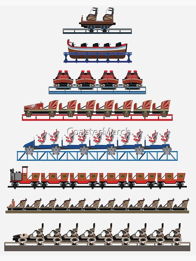 "Europa Park Coaster Trains Design" Art Print by CoasterMerch | Redbubble