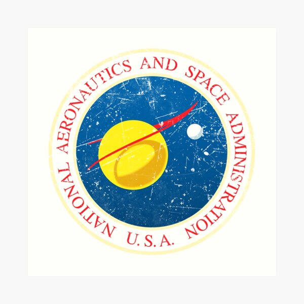 "NASA Flag Seal Space Logo" Art Print by quark | Redbubble
