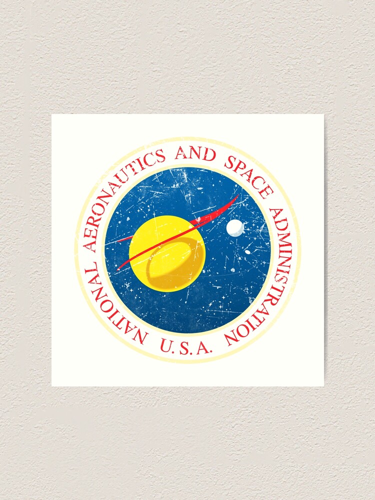 "NASA Flag Seal Space Logo" Art Print by quark | Redbubble