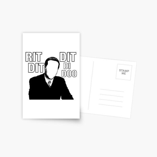 "The Office - Andy Bernard - Rit Dit Dit Di Doo" Postcard for Sale by ...