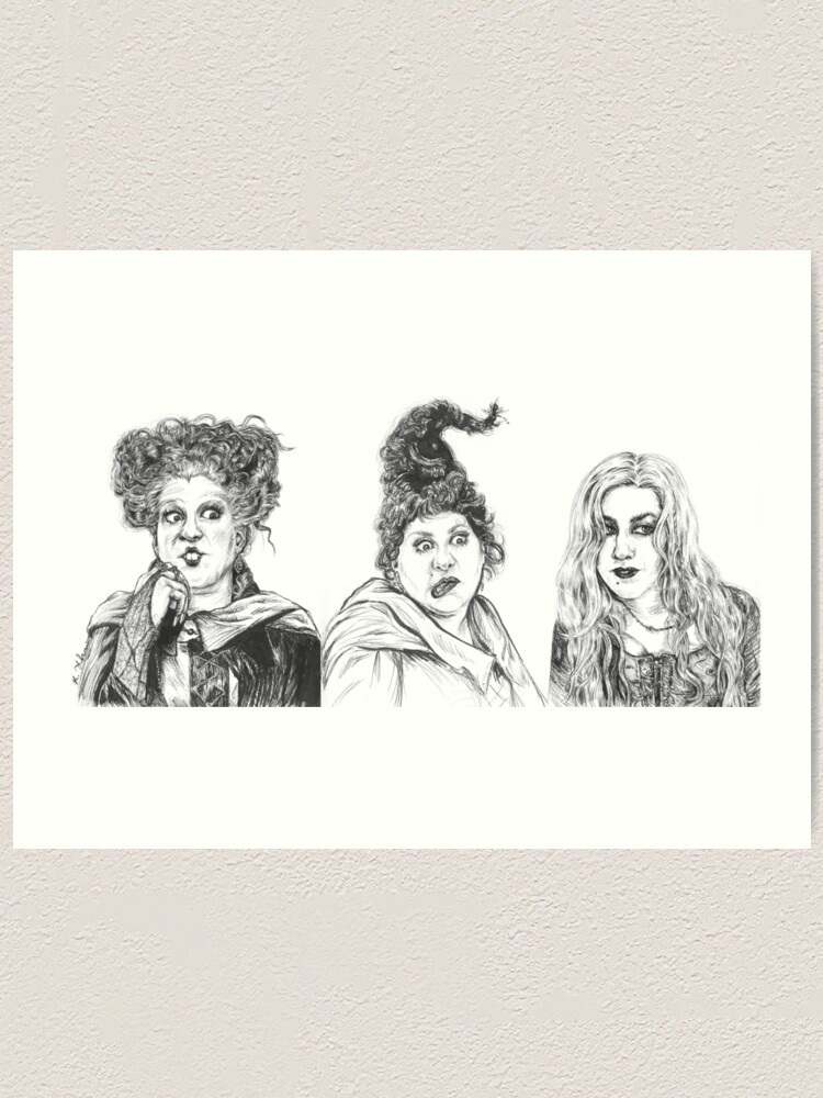 "Sanderson Sisters" Art Print for Sale by staycoolbye | Redbubble