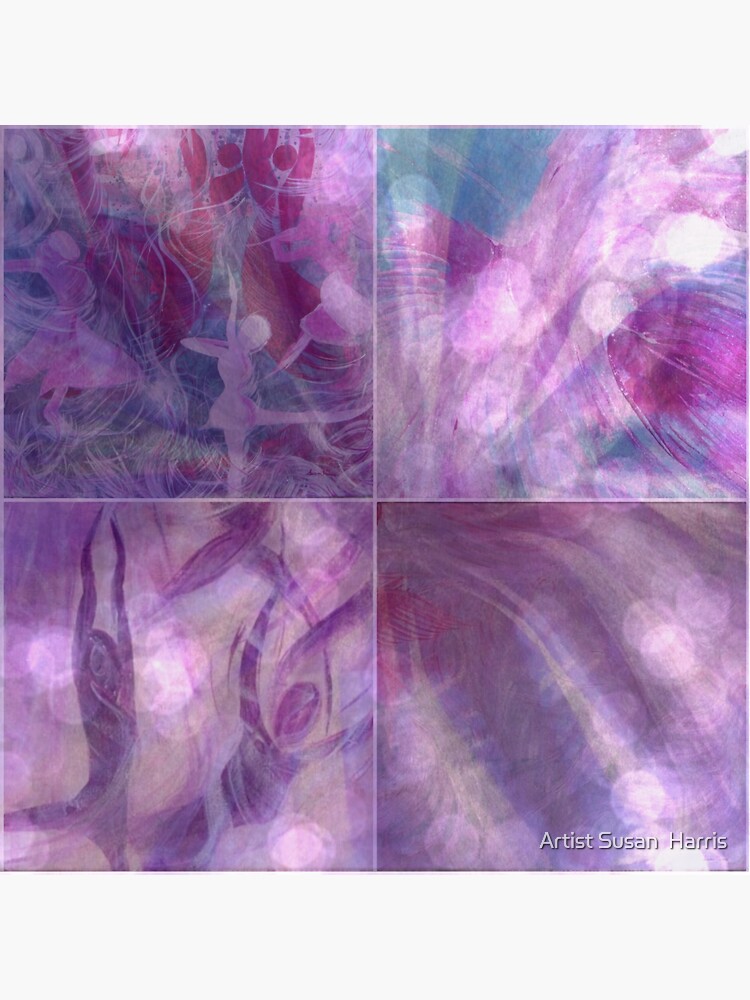 "Purple Dancing Collage in Digital Called EXPERIENCING HIS PRESENCE Art ...