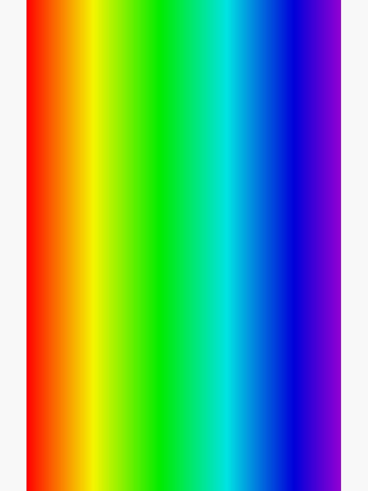 "Simple Vertical Rainbow Color Gradient" Poster for Sale by Dator ...