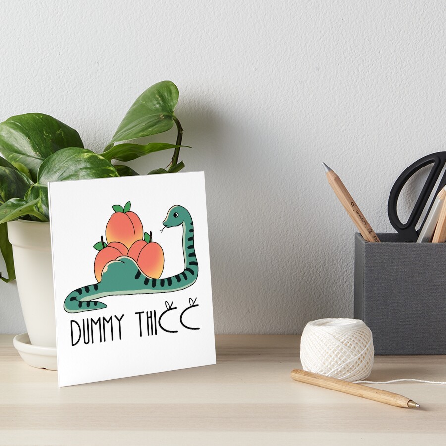 "Dummy Thicc Snake and Peaches" Art Board Print by arterialmotive ...