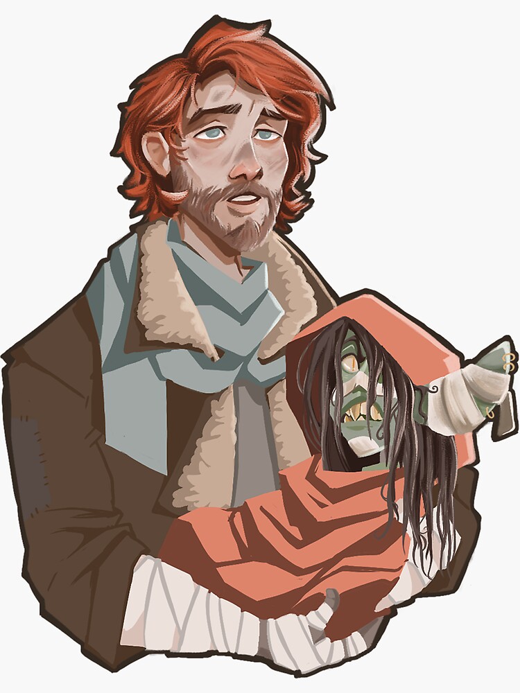"Caleb n Nott" Sticker for Sale by TraitorCalzone | Redbubble