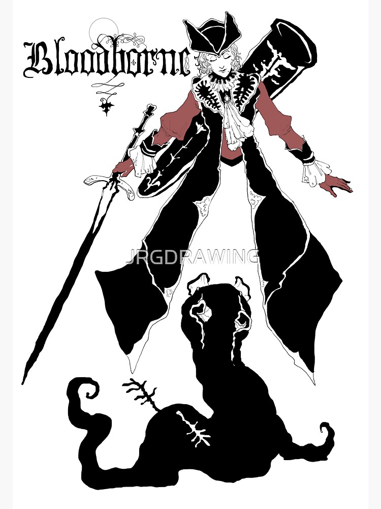 "Bloodborne" Sticker for Sale by JRGDRAWING | Redbubble