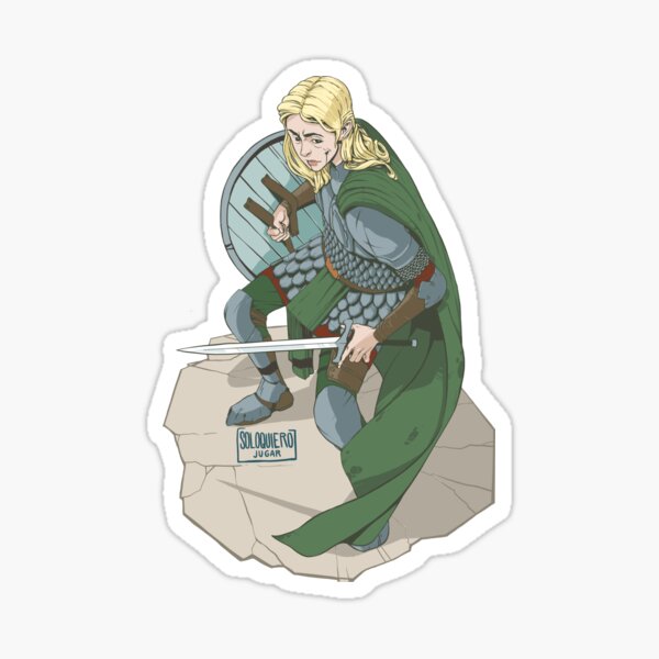"Eowyn" Sticker by soloquieroJugar | Redbubble