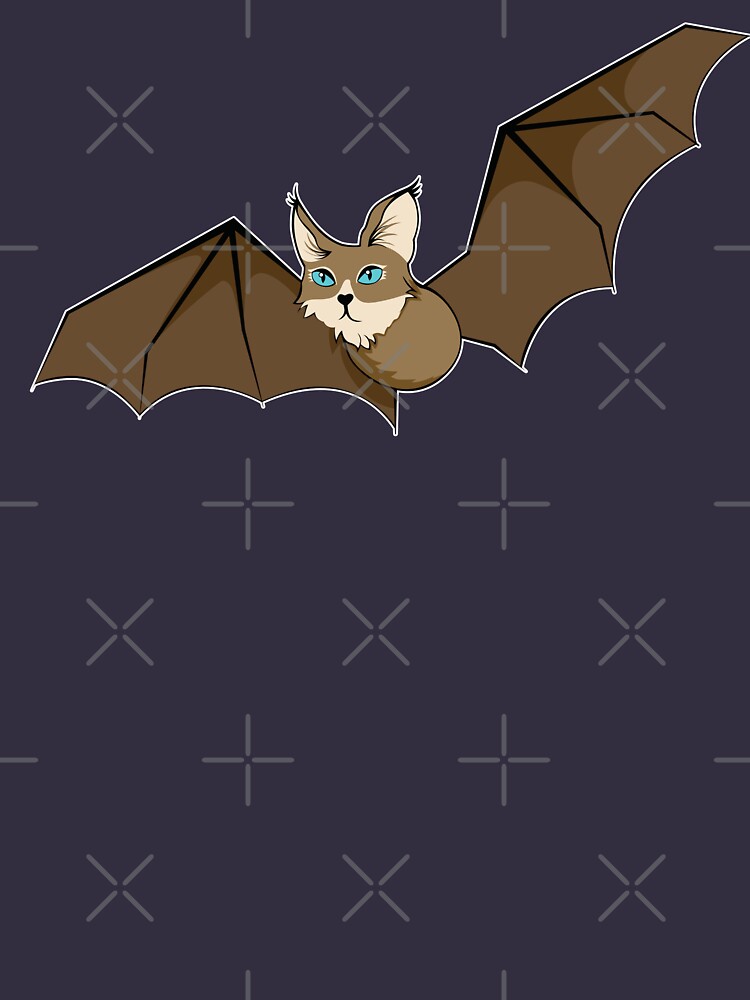 "Funny and cool bat cat flying to get you" T-shirt by yetileti | Redbubble