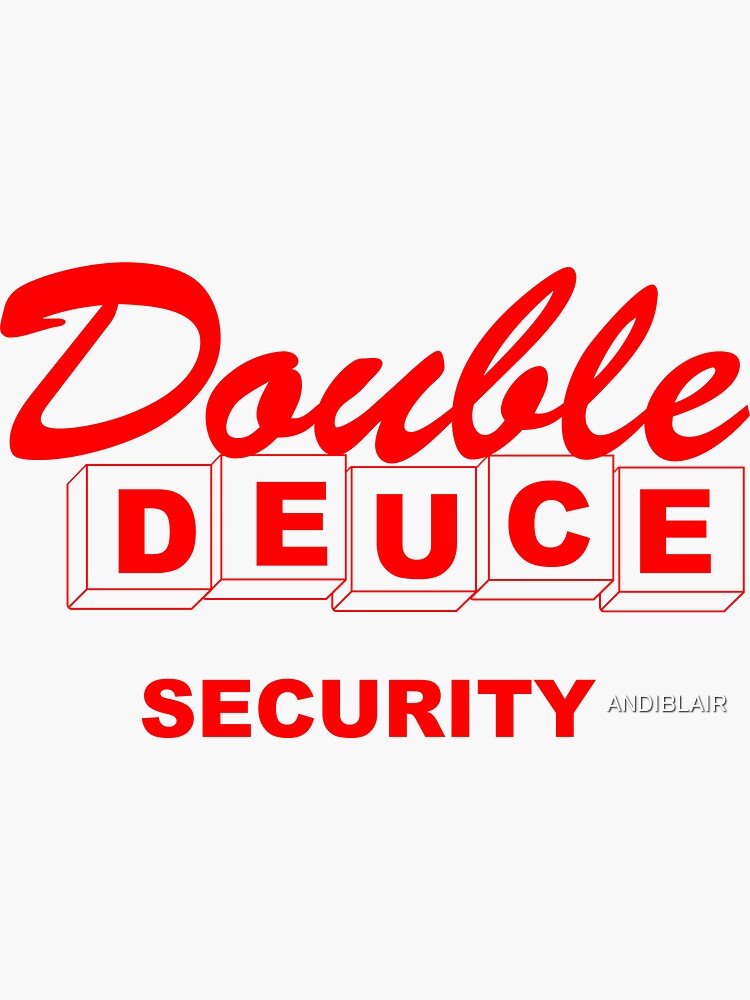 "Double Deuce" Sticker for Sale by ANDIBLAIR | Redbubble