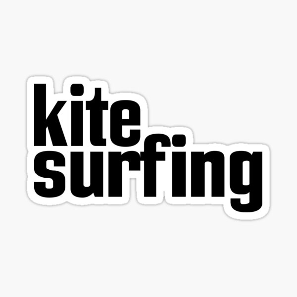 "Kite Surfing Kiteboarding KiteSurfing Windsurfing" Sticker for Sale by ...