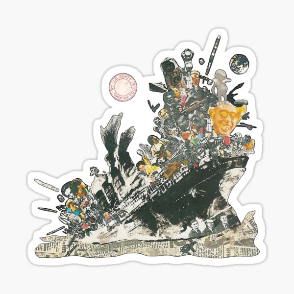 "Ship Of Fools" Sticker for Sale by PimNel | Redbubble