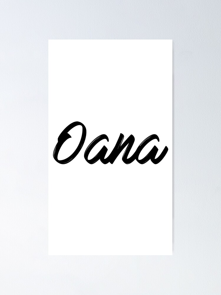 "Oana" Poster for Sale by Shalomjoy | Redbubble
