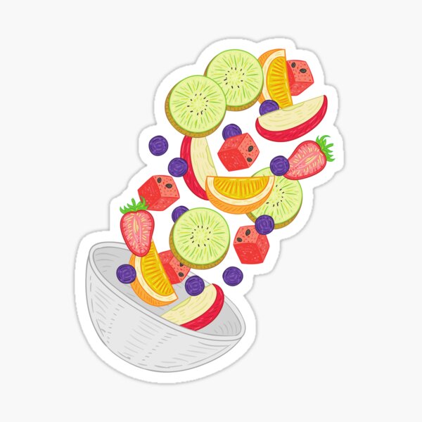 "Fruit salad" Sticker for Sale by MarcSte | Redbubble