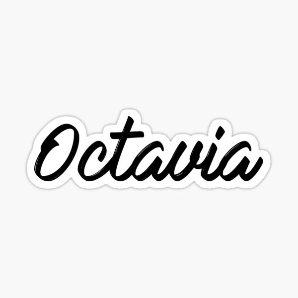 "Octavia" Sticker for Sale by Shalomjoy | Redbubble