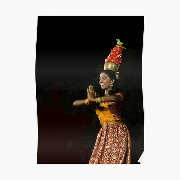 "Karagam -a popular folk dance in India" Poster von sijudoniston ...