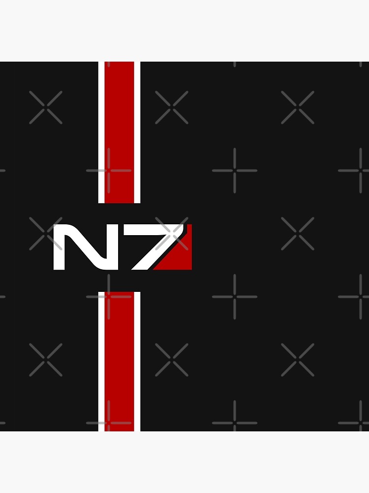 "N7 emblem, Mass Effect" Throw Pillow for Sale by Keyur44 | Redbubble
