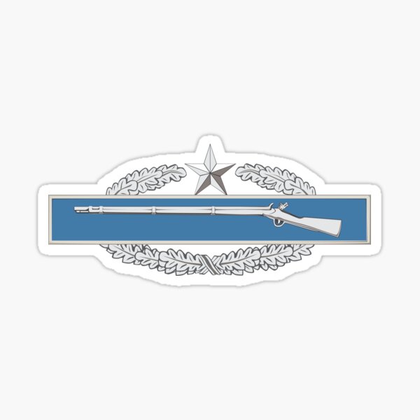 "Combat Infantry Badge (CIB) 2nd Award" Sticker for Sale by jcmeyer ...