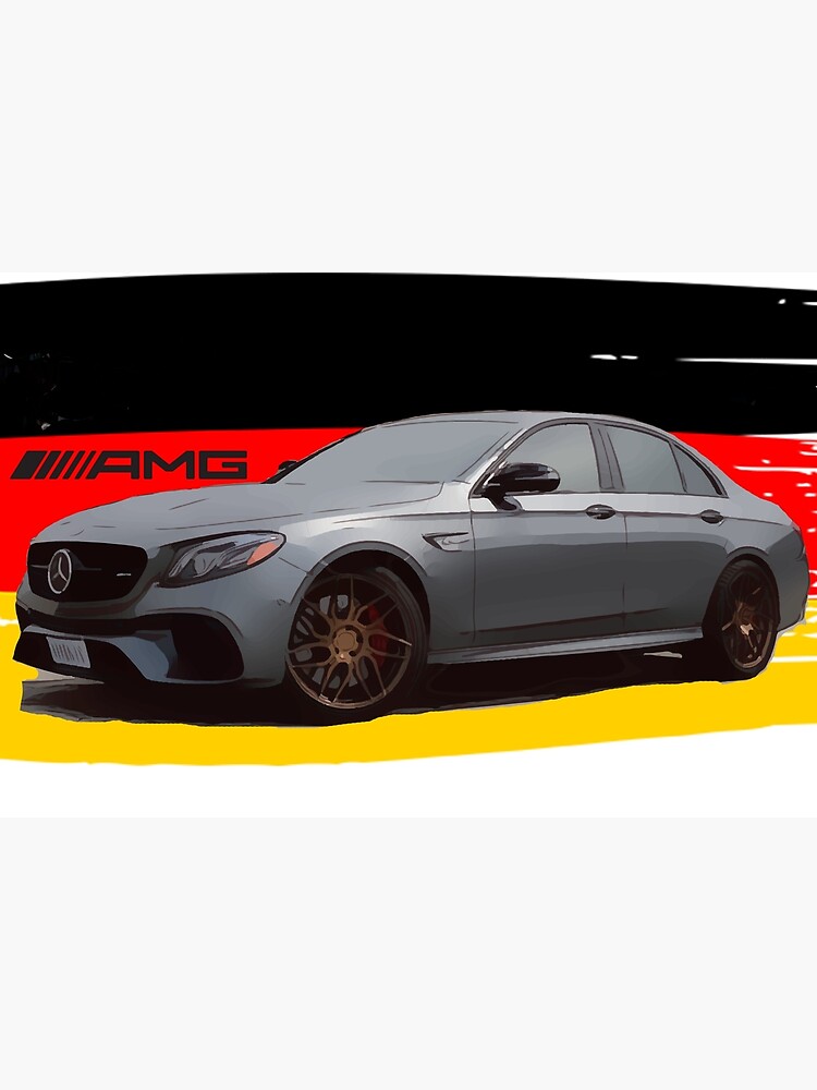 "Mercedes Benz E63S AMG" Art Print for Sale by samcarlegion | Redbubble