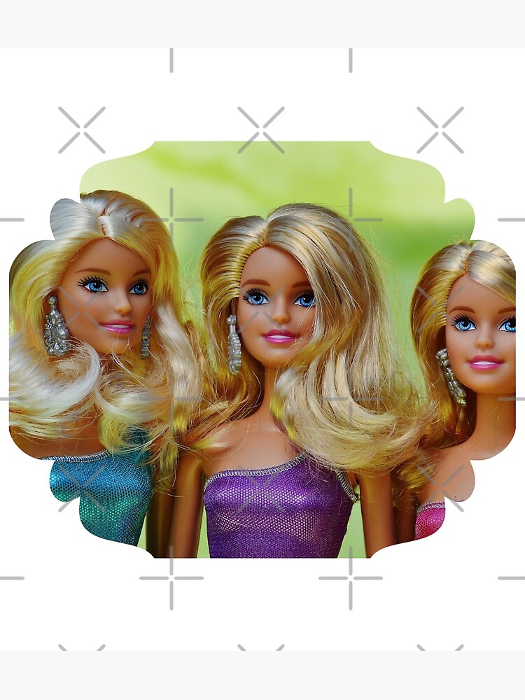 "Triplet Barbies" Poster for Sale by gehri1tm | Redbubble